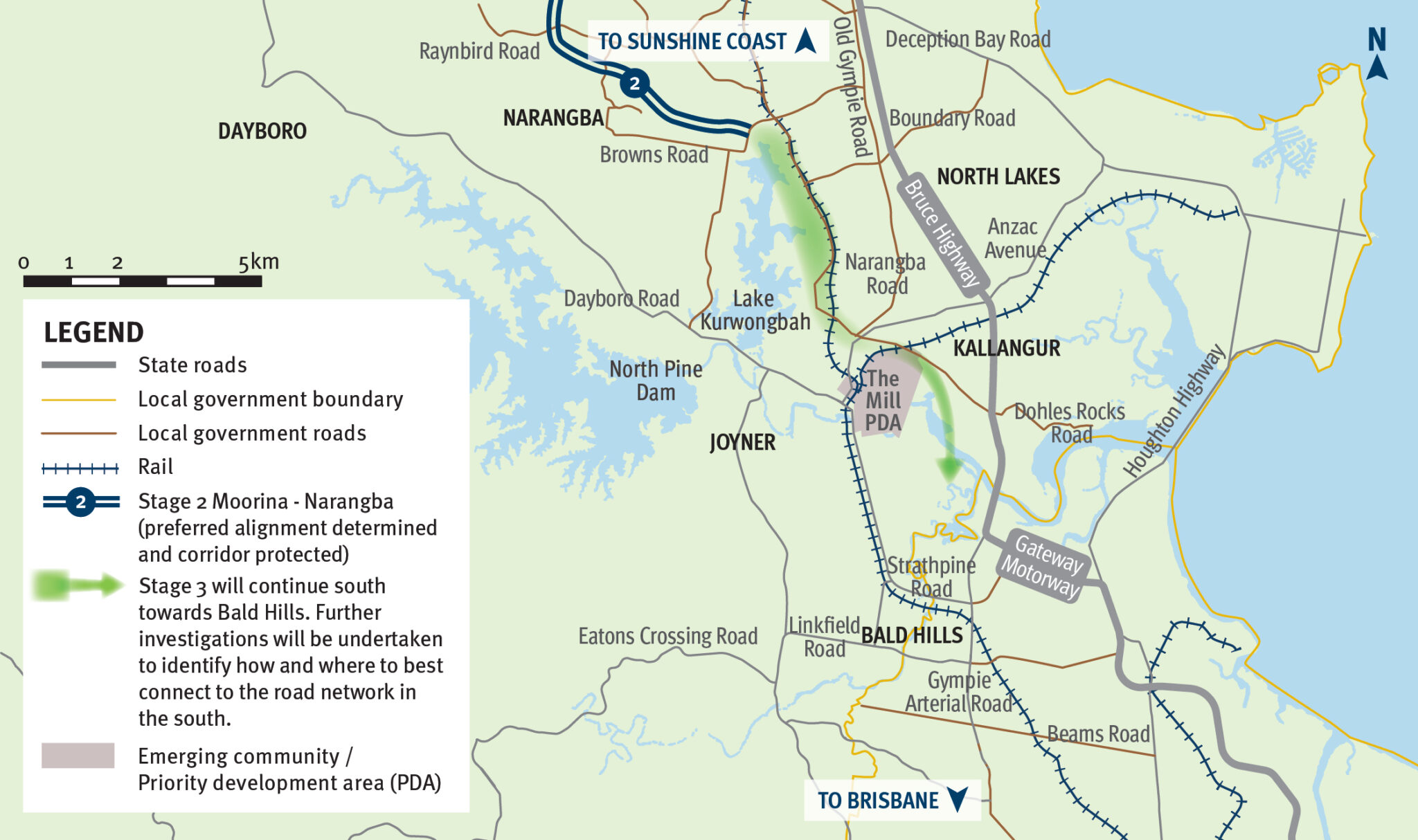 Stage 3 Bruce Highway Western Alternative - North Brisbane